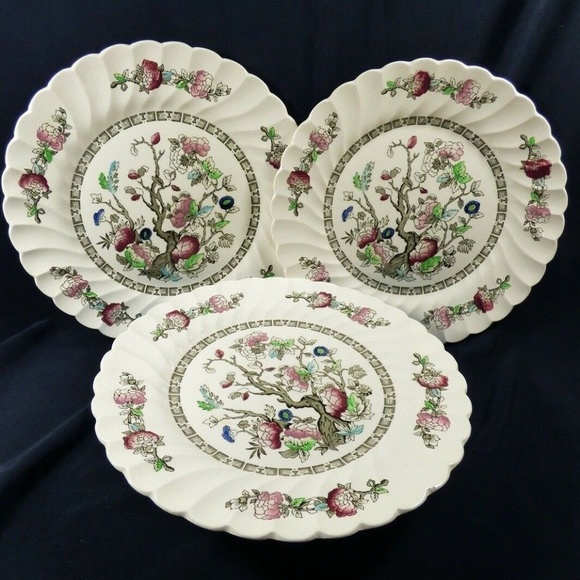 Myott | Dining | Vtg Set Of 3 Myott Fine Staffordshire Ware Indian Tree ...